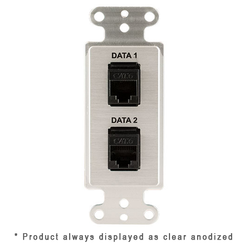 Decora, (2) Keystone RJ45-CAT6