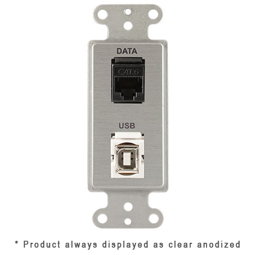 Decora, RJ45-CAT6, Keystone USB-2-BA